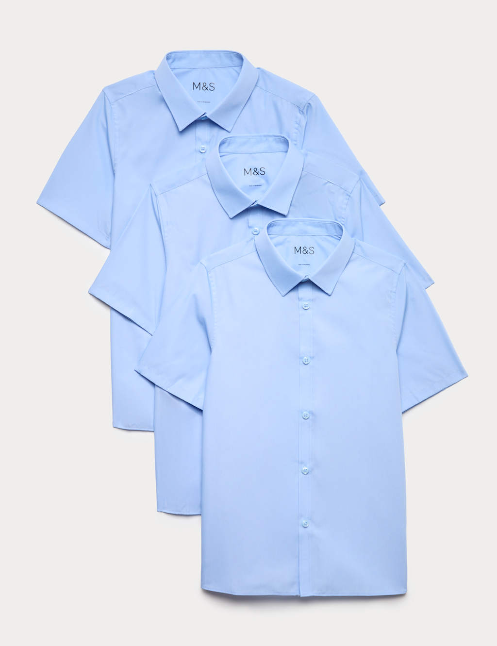 Blue School Shirts | M&S