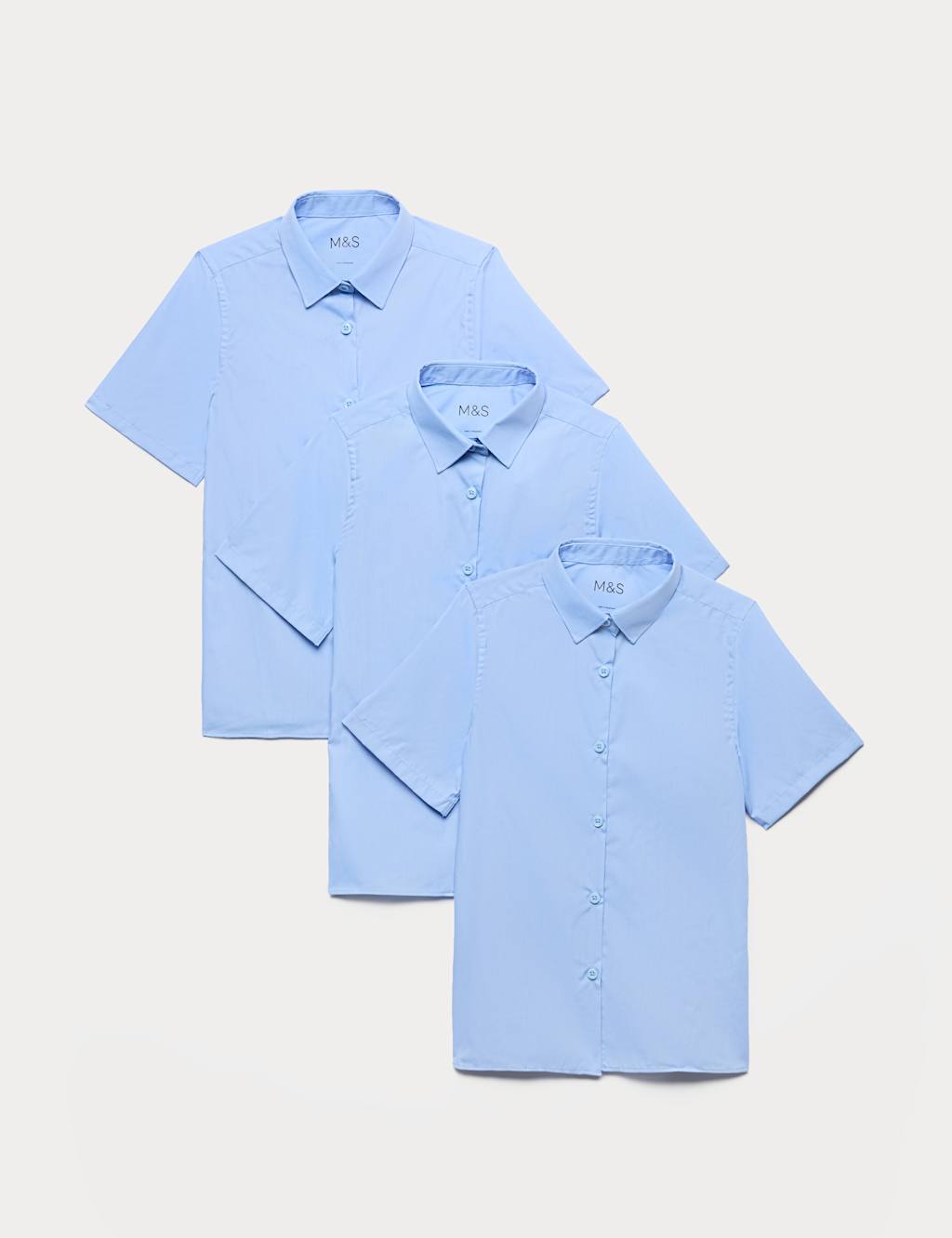 Blue School Shirts | M&S