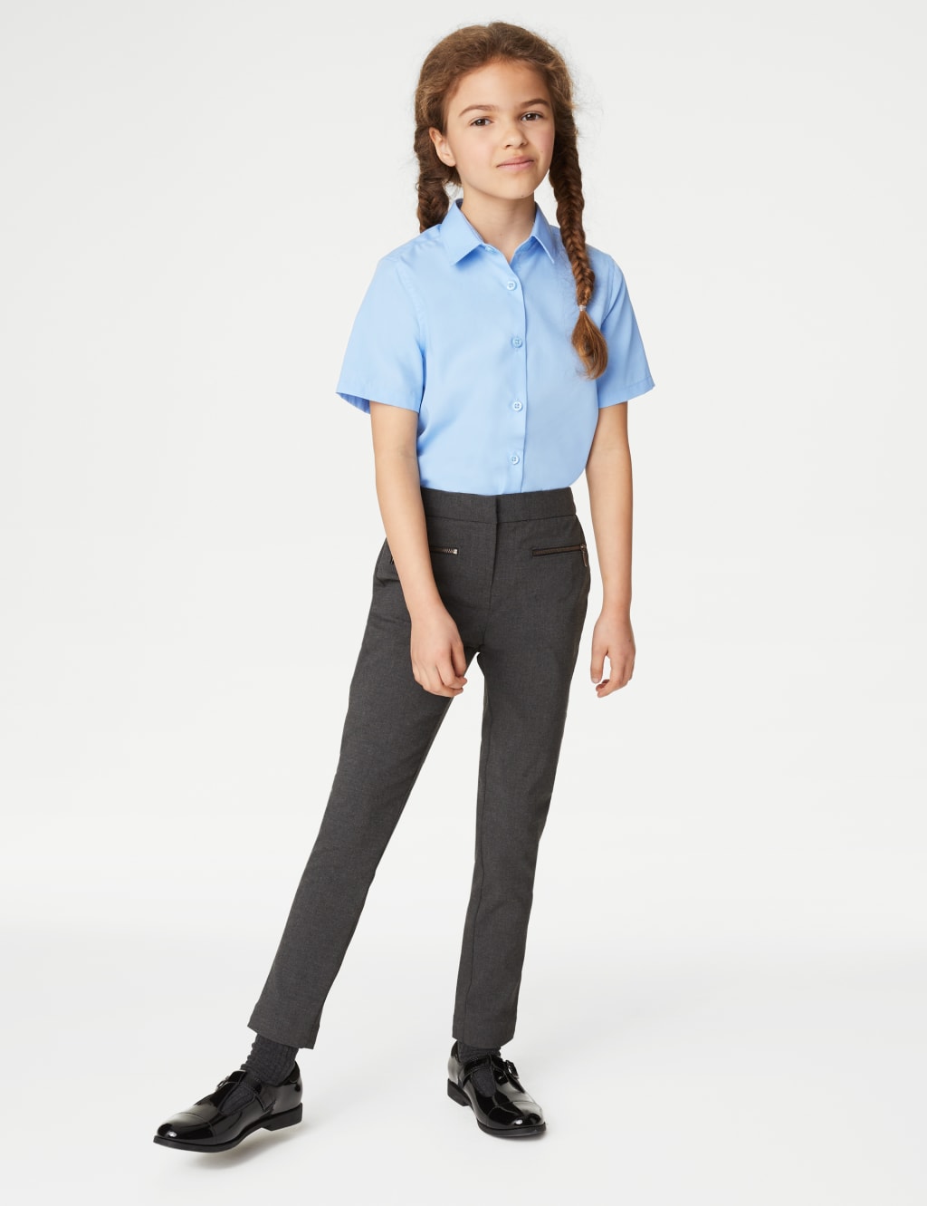 Blue School Shirts | M&S