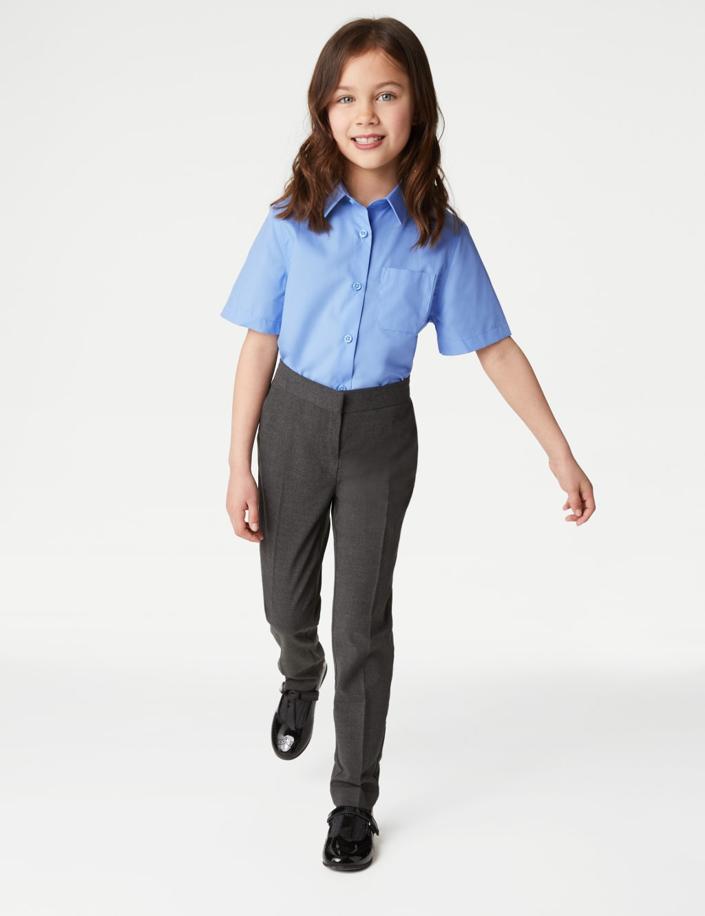 Blue School Shirts | M&S