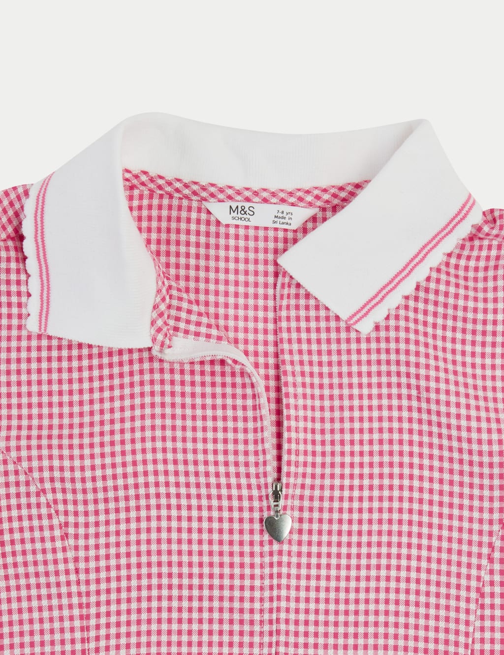 Pink Gingham School Dresses | M&S