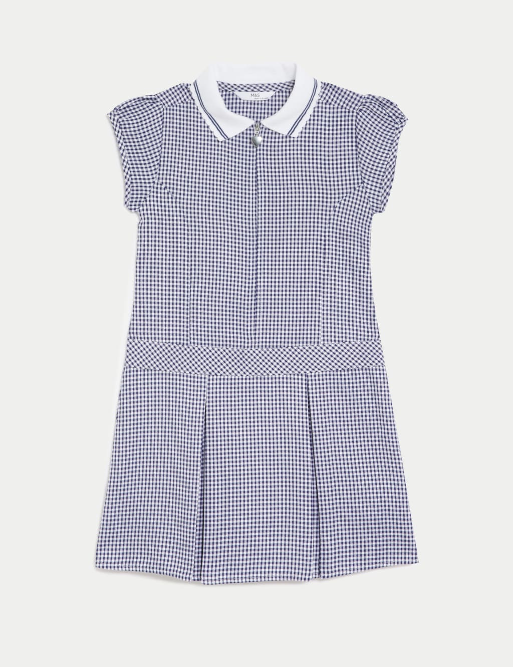 Navy Gingham School Dresses | M&S