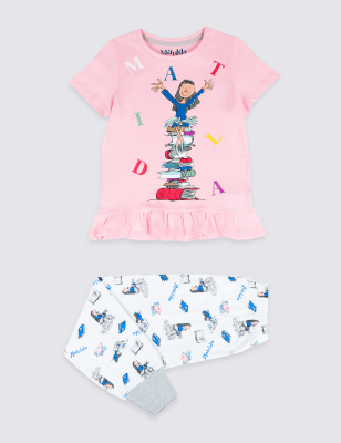 Matilda Pure Cotton Pyjamas (3-11 Years) | M&S