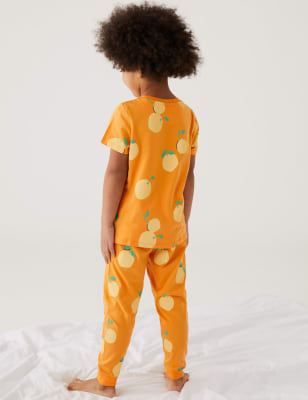 3pk Pure Cotton Fruit Pyjama Sets