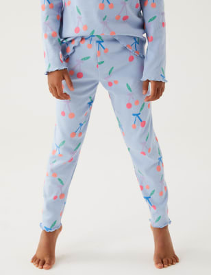 Cotton Rich Cherry Print Pyjamas