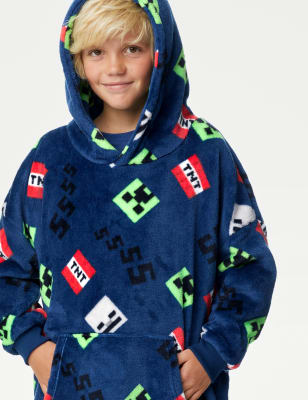 Minecraft™ Fleece Oversized Hoodie (7-16 Yrs)