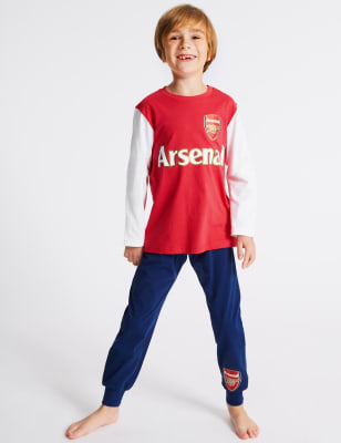 Arsenal FC™ Pure Cotton Pyjamas (3-16 Years) | M&S