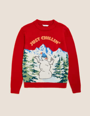 Knitted Snowman Jumper