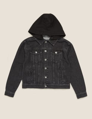 Denim Hooded Jacket