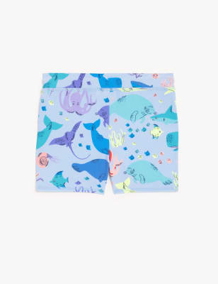 2pk Sea Creatures Swim Trunks