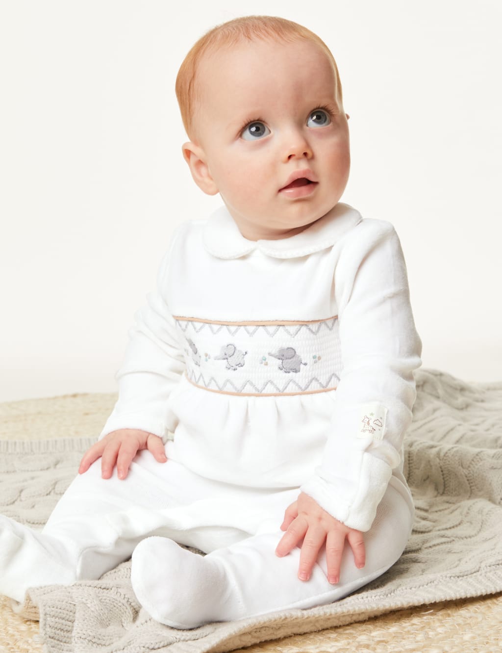 Babies’ White Sleepsuits | M&S