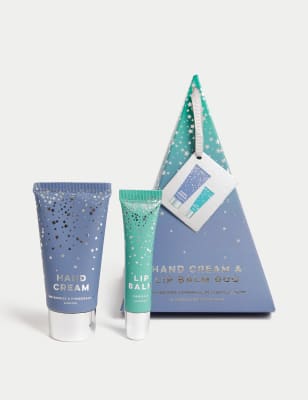 Hand Cream and Lip Balm Hanging Gift