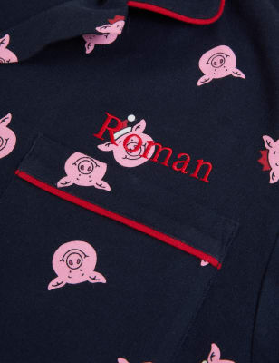 Personalised Men's Percy Pig™ Pyjamas | Percy Pig™ | M&S