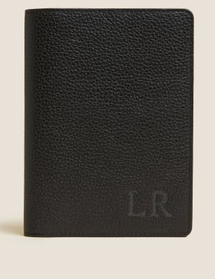Personalised Leather Passport Holder | Autograph | M&S