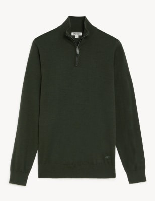 Men's Half-Zip Knitwear | M&S