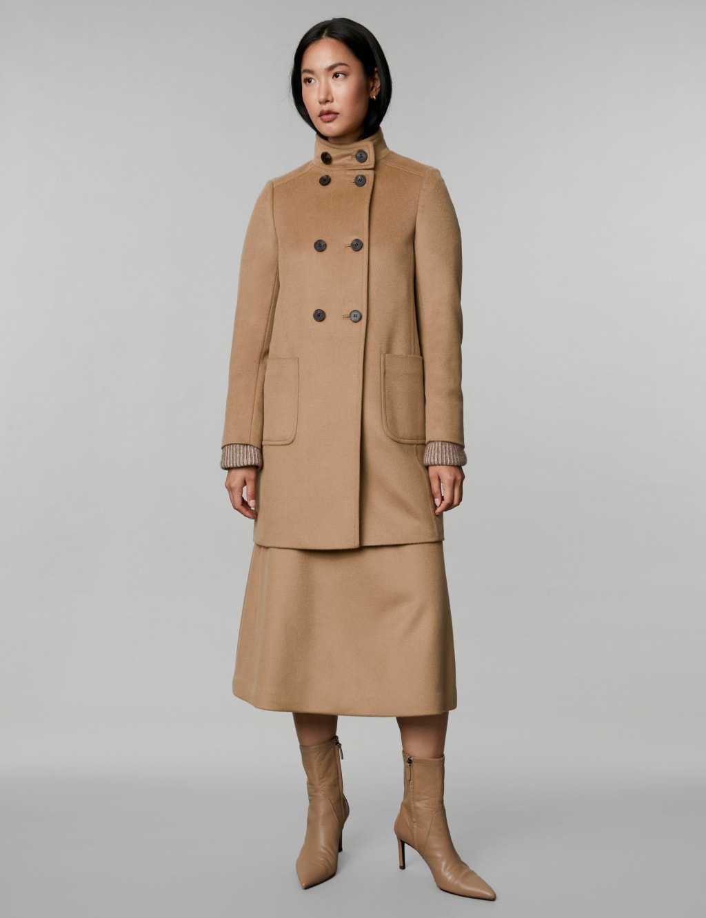 Women’s Funnel Neck Coats & Jackets | M&S