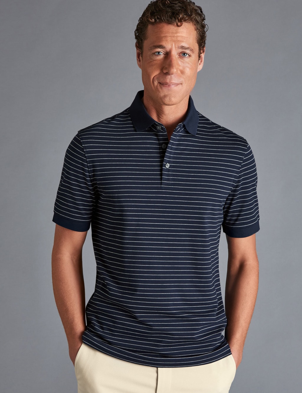 Men’s Striped Polo Shirts | M&S