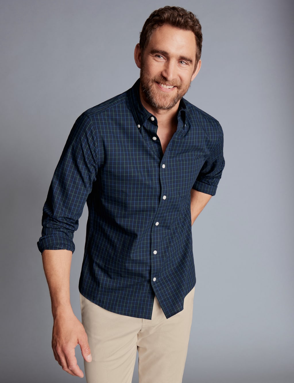 Men's Button-Down Collar Shirts | M&S