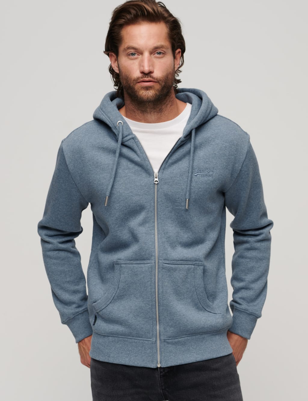 Men’s Blue Hoodies & Sweatshirts | M&S