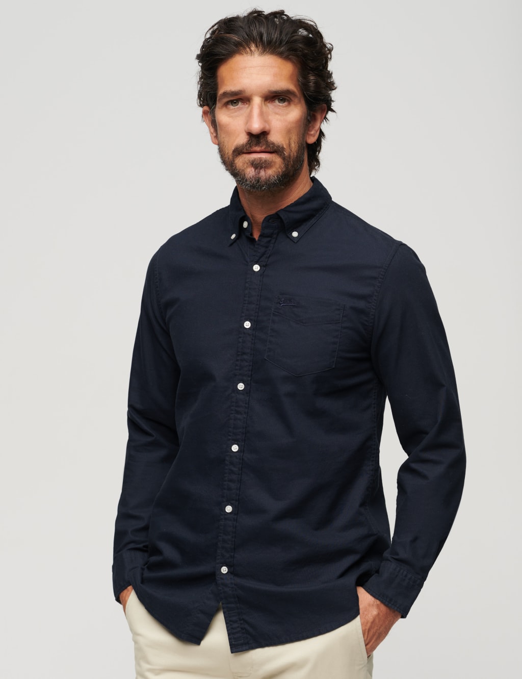 Men's Relaxed-Fit Shirts | M&S
