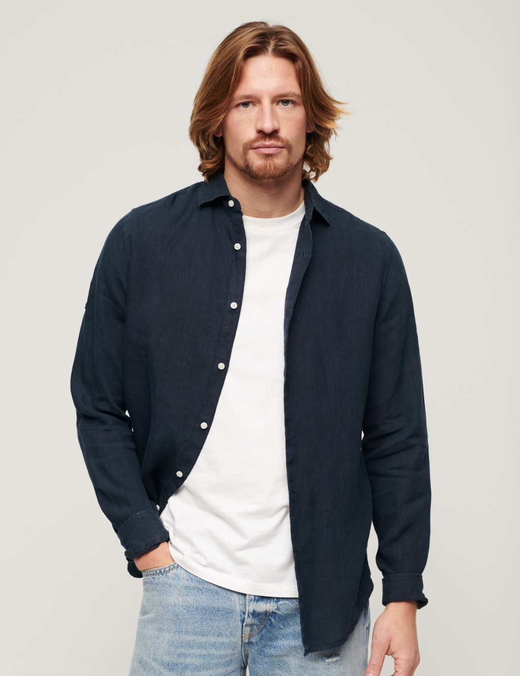 Men's Relaxed-Fit Shirts | M&S