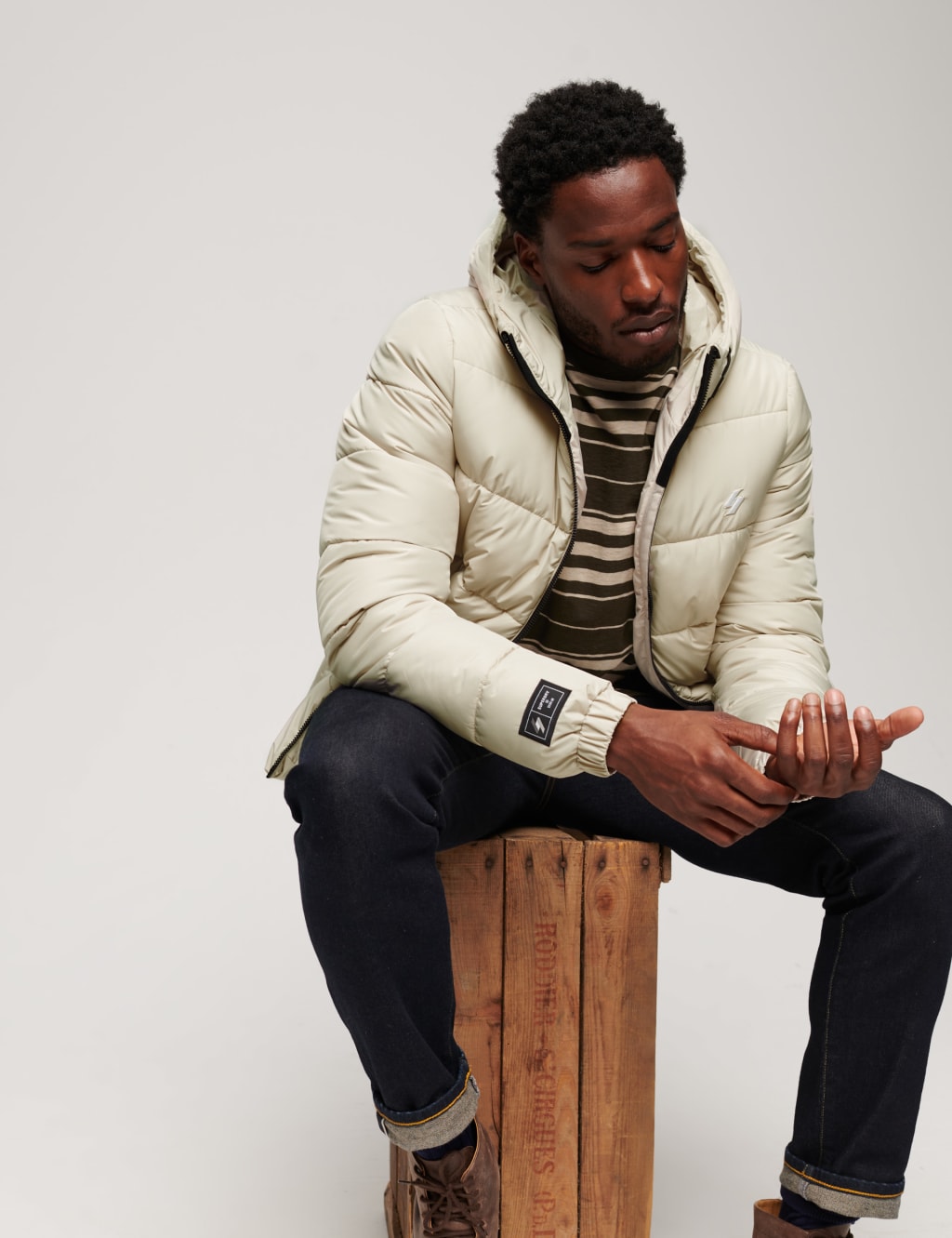 Men’s Beige Coats & Jackets |M&S | M&S