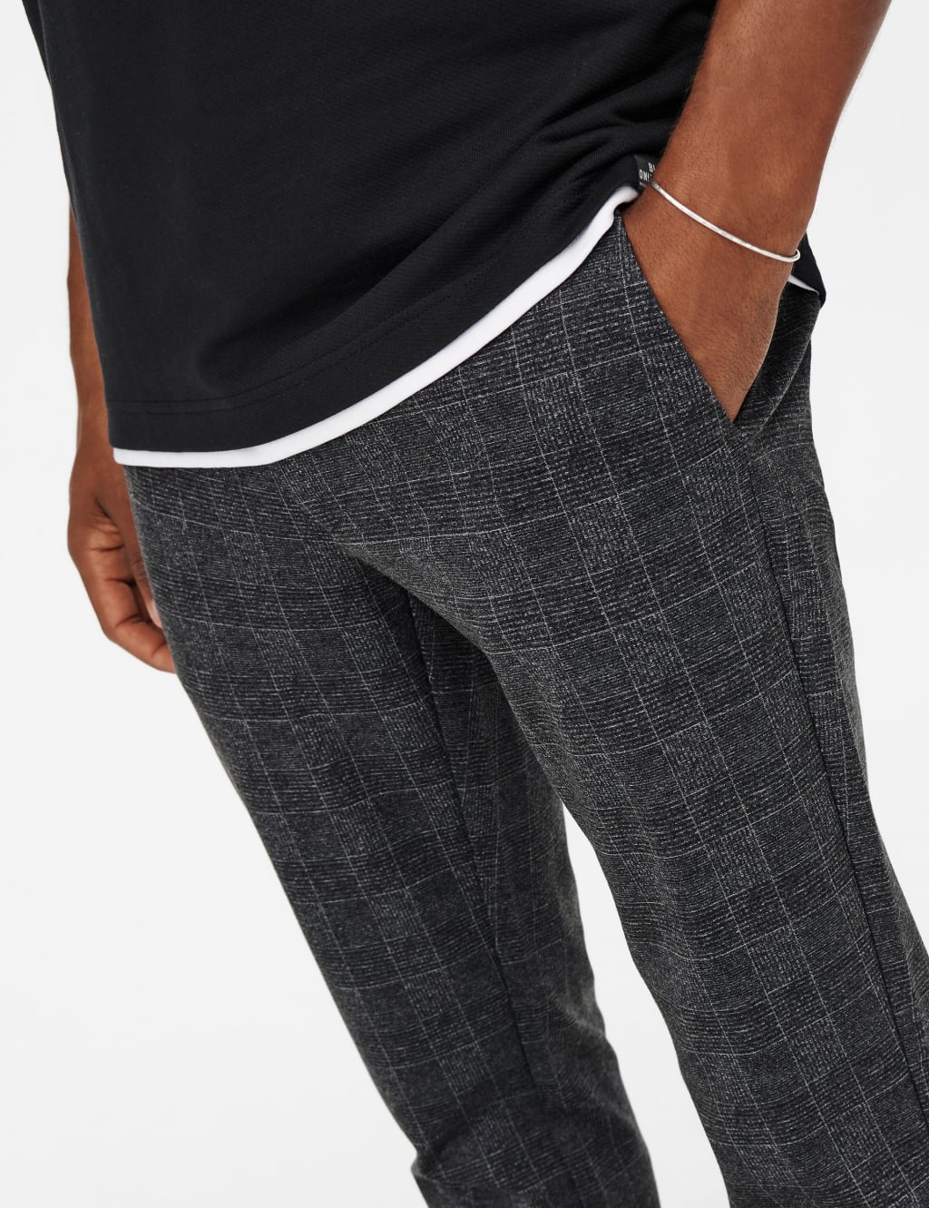 Men's Checked Trousers | M&S