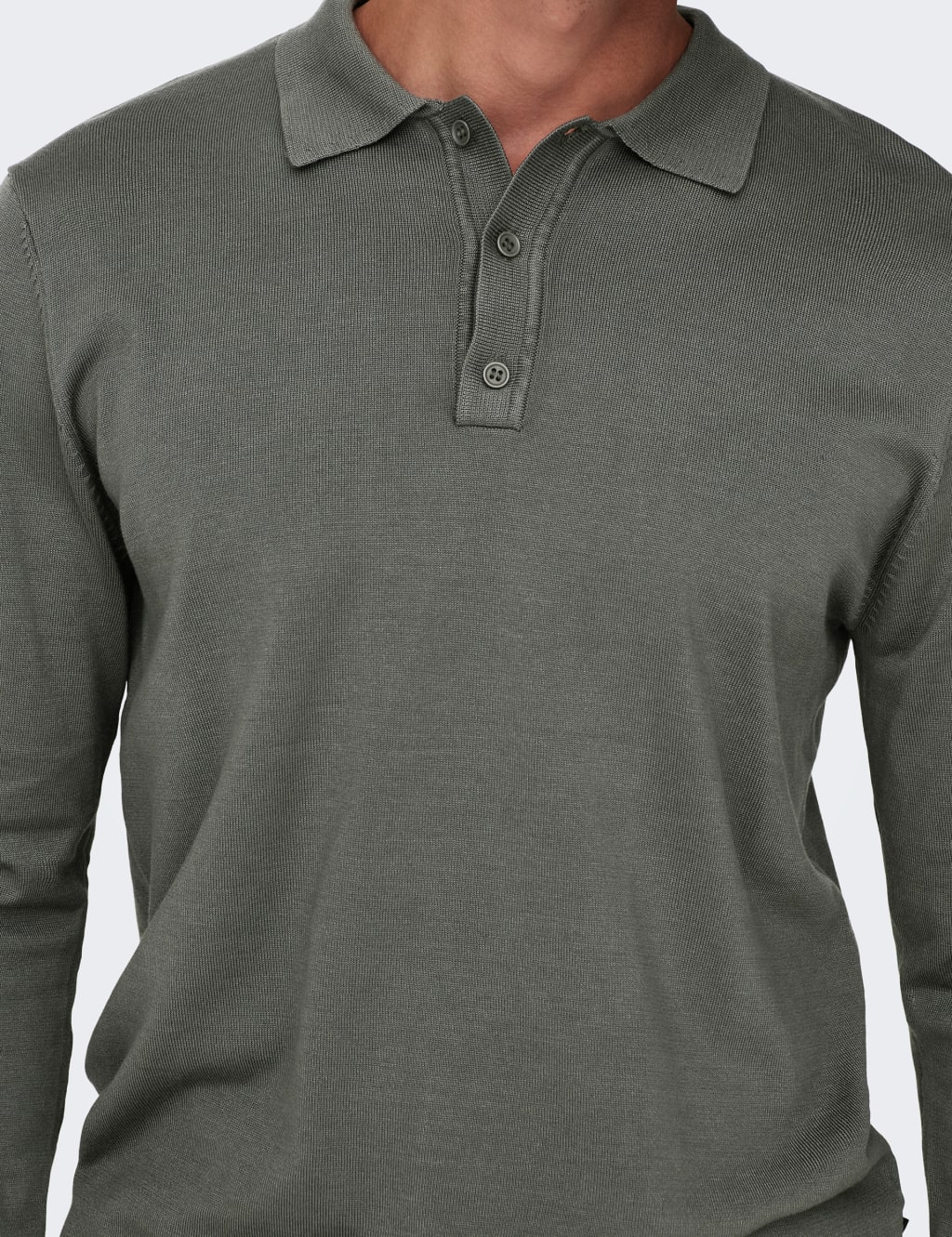 Long-sleeved Men’s Polo Shirts | M&S