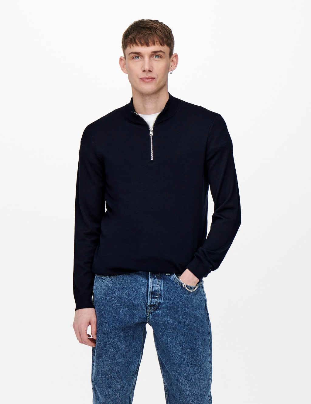 Only & Sons Half-Zip Tops | M&S