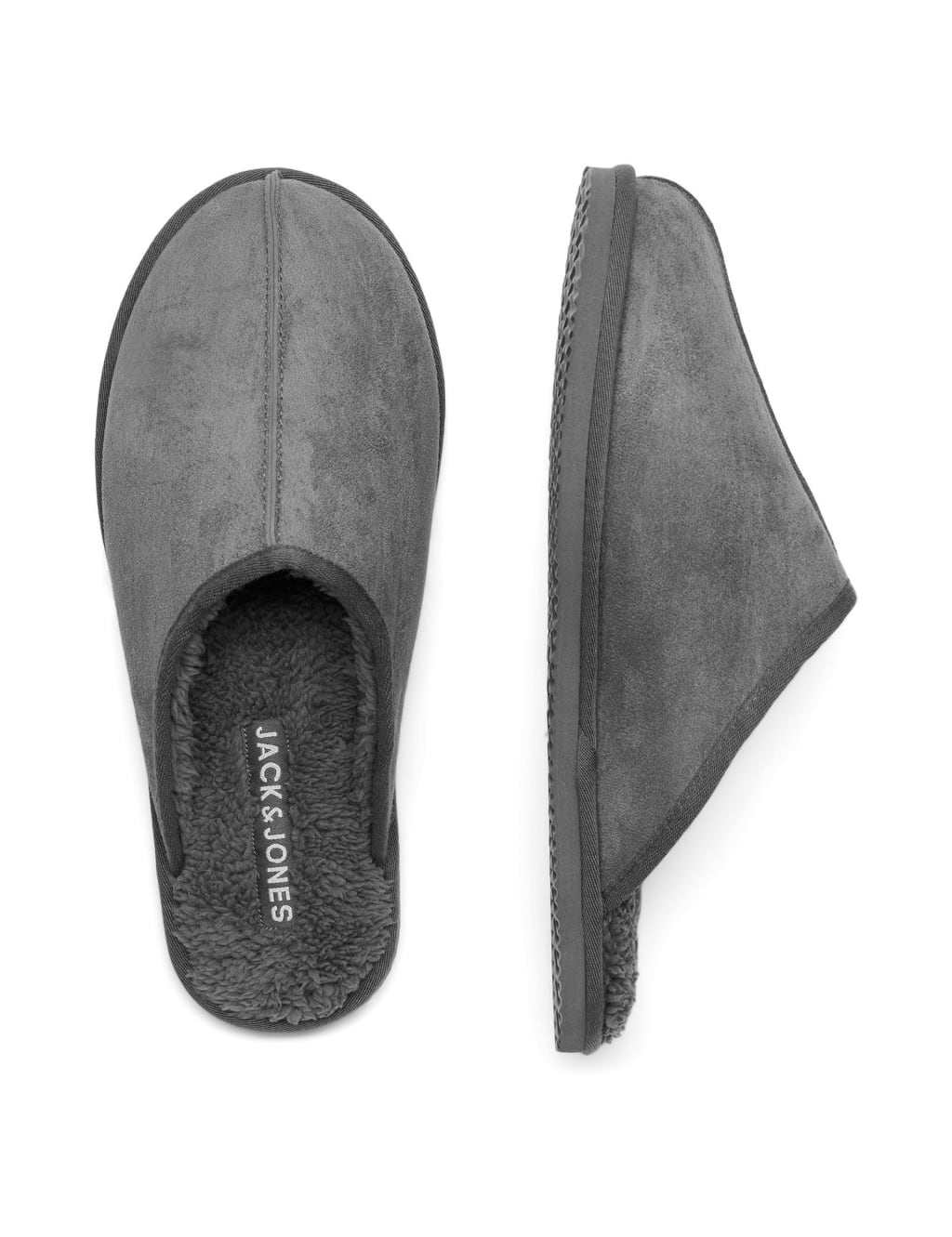 Men’s Grey Slippers | M&S