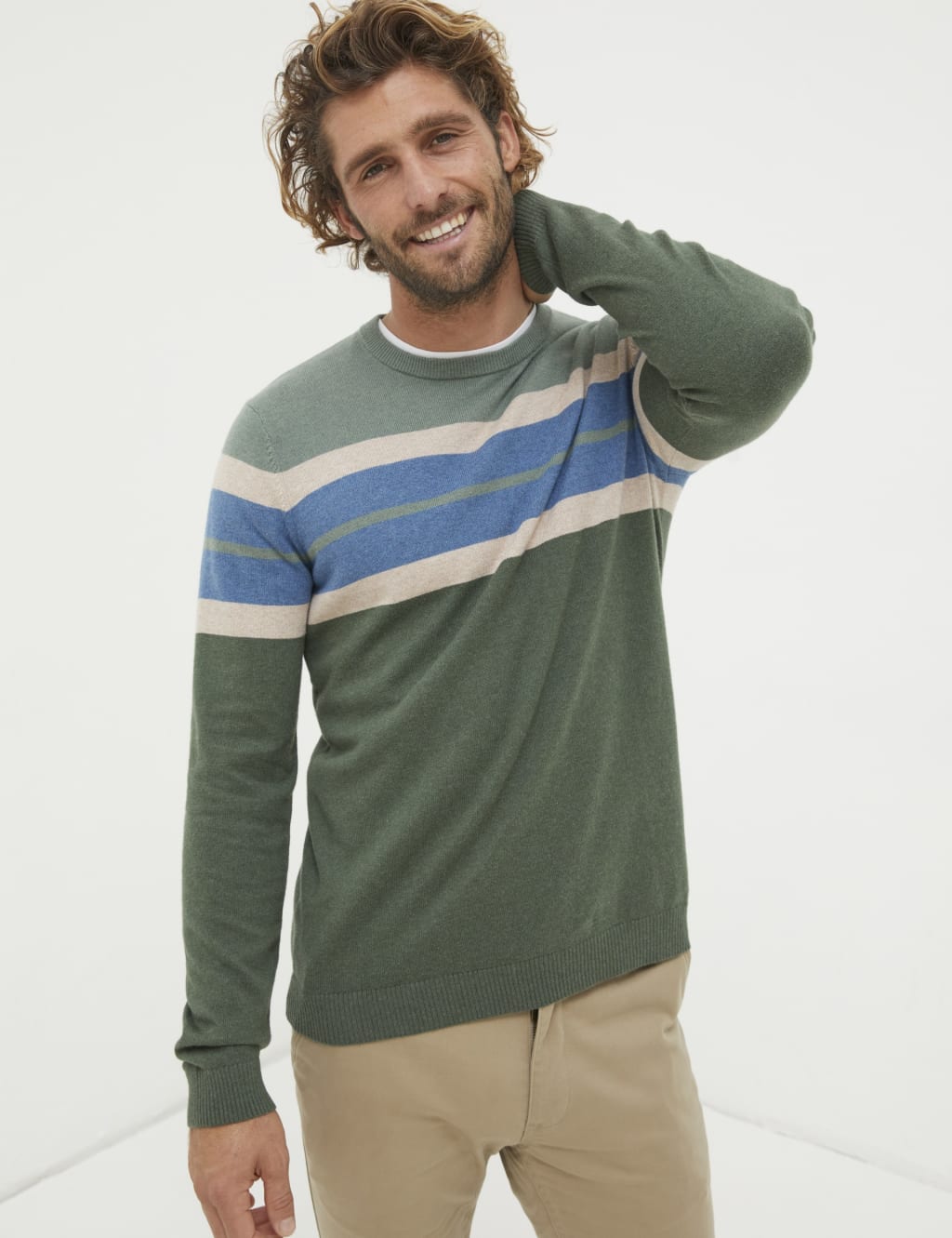 Men's Cotton Jumpers | M&S