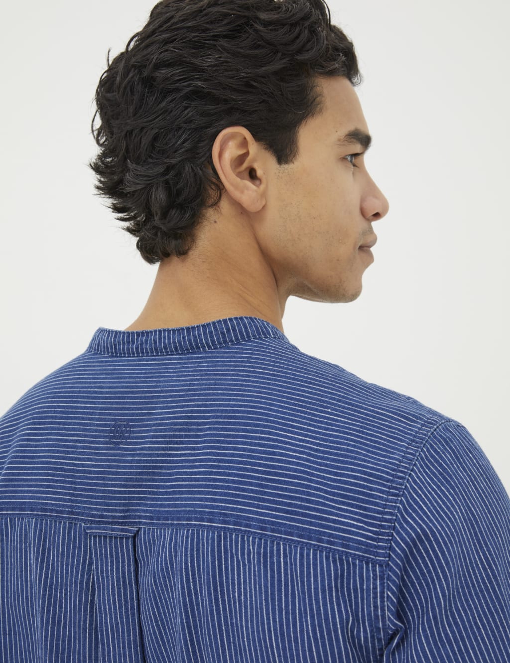 Men’s Grandad-Collar Shirts | M&S