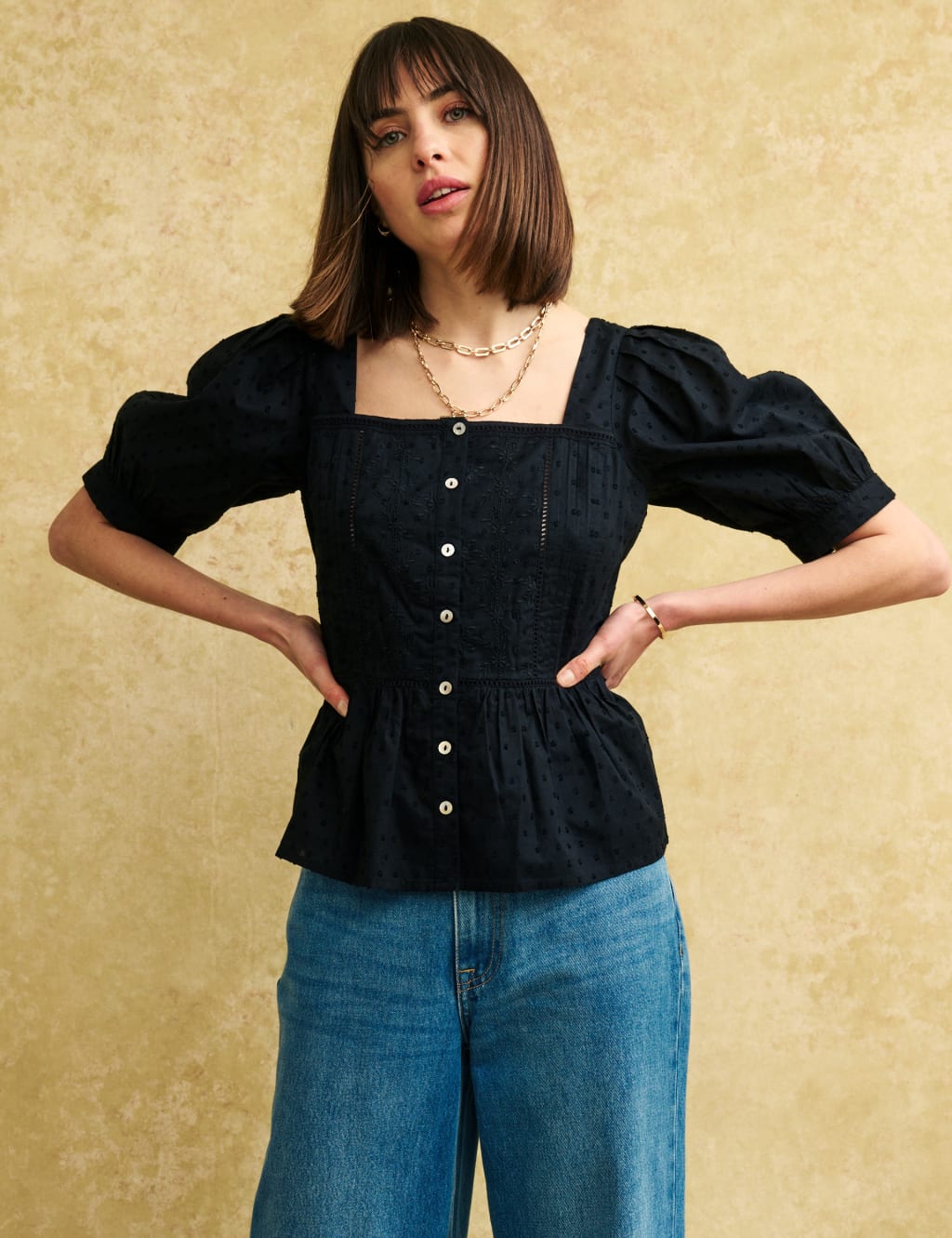 Women's Square-Neck Tops | M&S