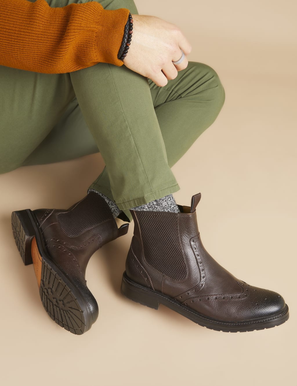 Men’s Leather Boots | M&S