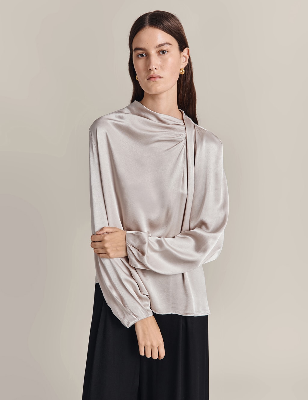 Women's High-Neck Shirts & Blouses | M&S