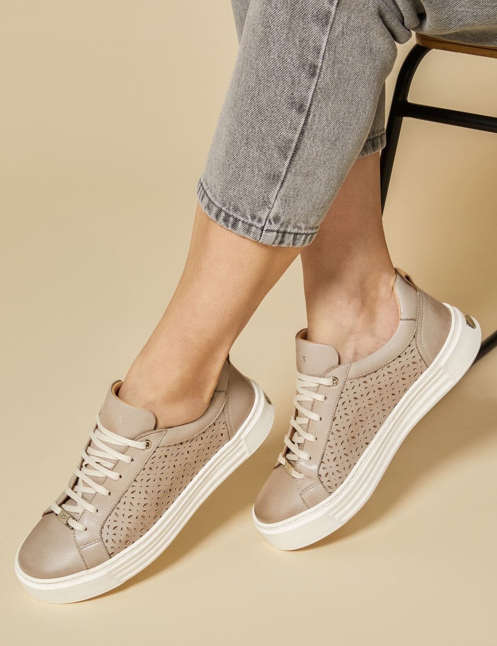 Women's Leather Trainers | M&S