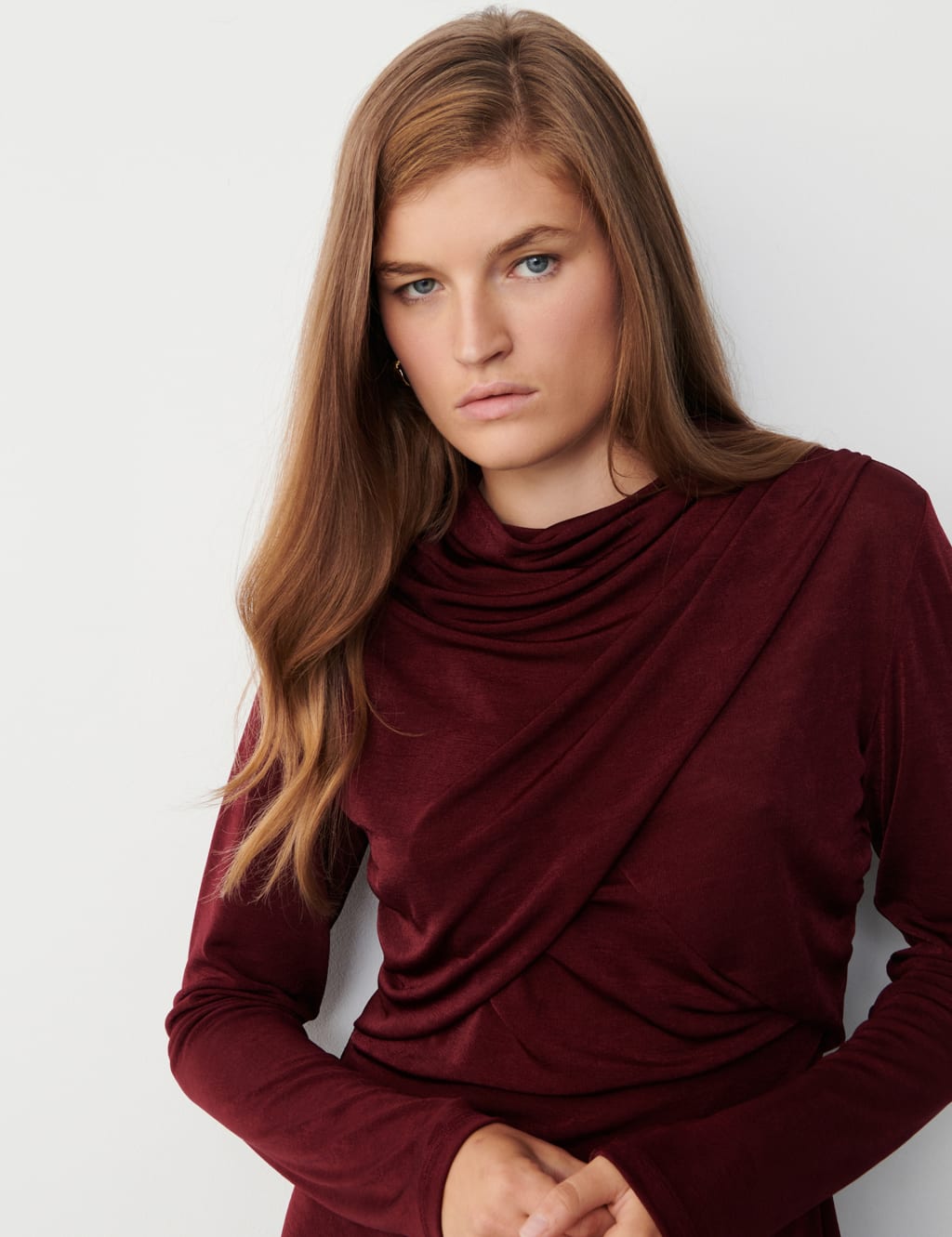 Plus-Size Cowl-Neck Clothing | M&S