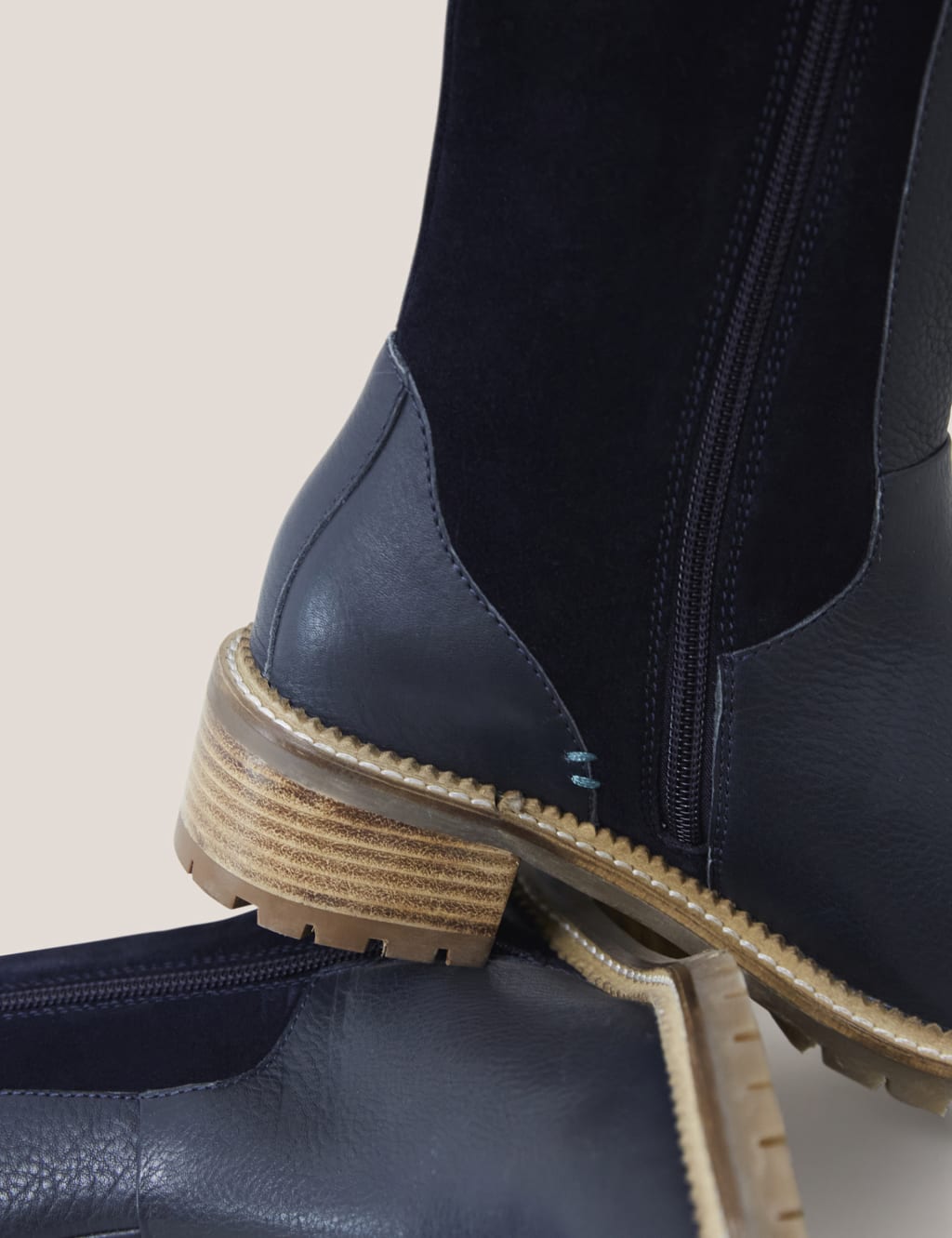 Women's Navy Boots | M&S