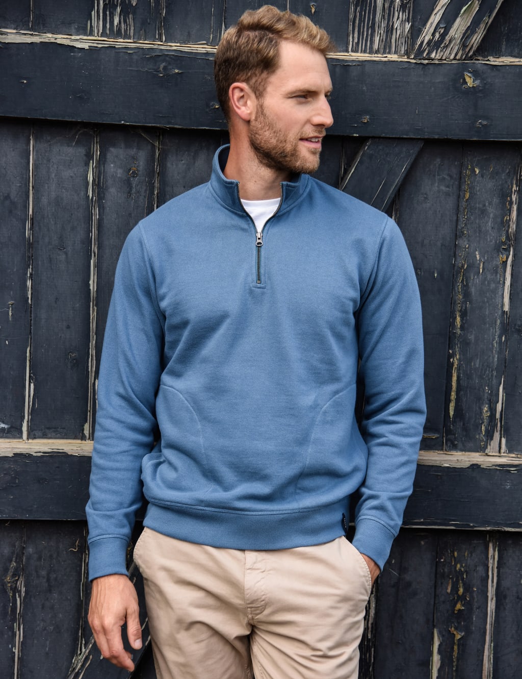 Men’s Half-Zip Sweatshirts & Hoodies | M&S
