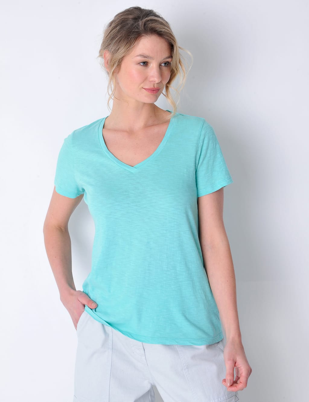 Women's V-Neck T-Shirts | M&S