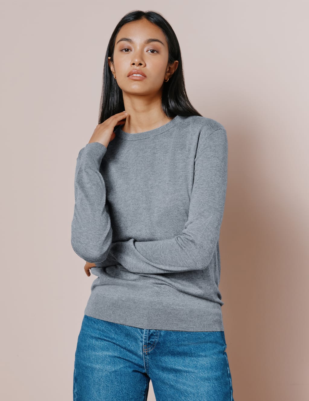 Women's Round Neck Jumpers | Women's Crew Neck Jumpers | M&S
