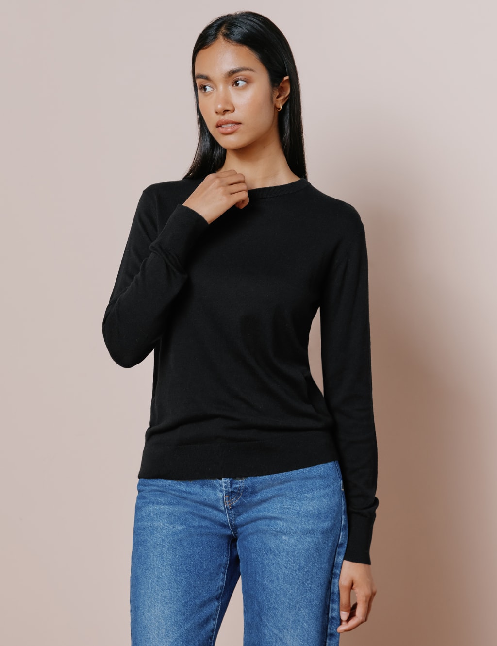 Women's Round Neck Jumpers | Women's Crew Neck Jumpers | M&S