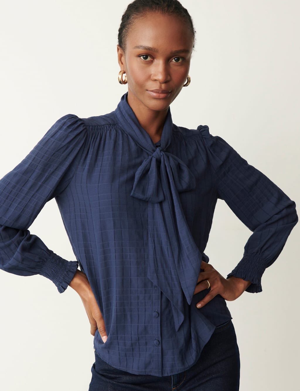 Women’s Navy Shirts & Blouses | M&S