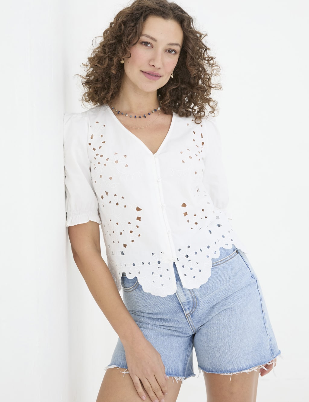 Broderie Anglaise Tops | M&S
