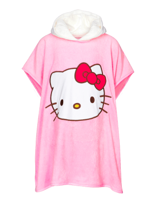 Hello Kitty™ Cotton Rich Towelling Poncho | M&S