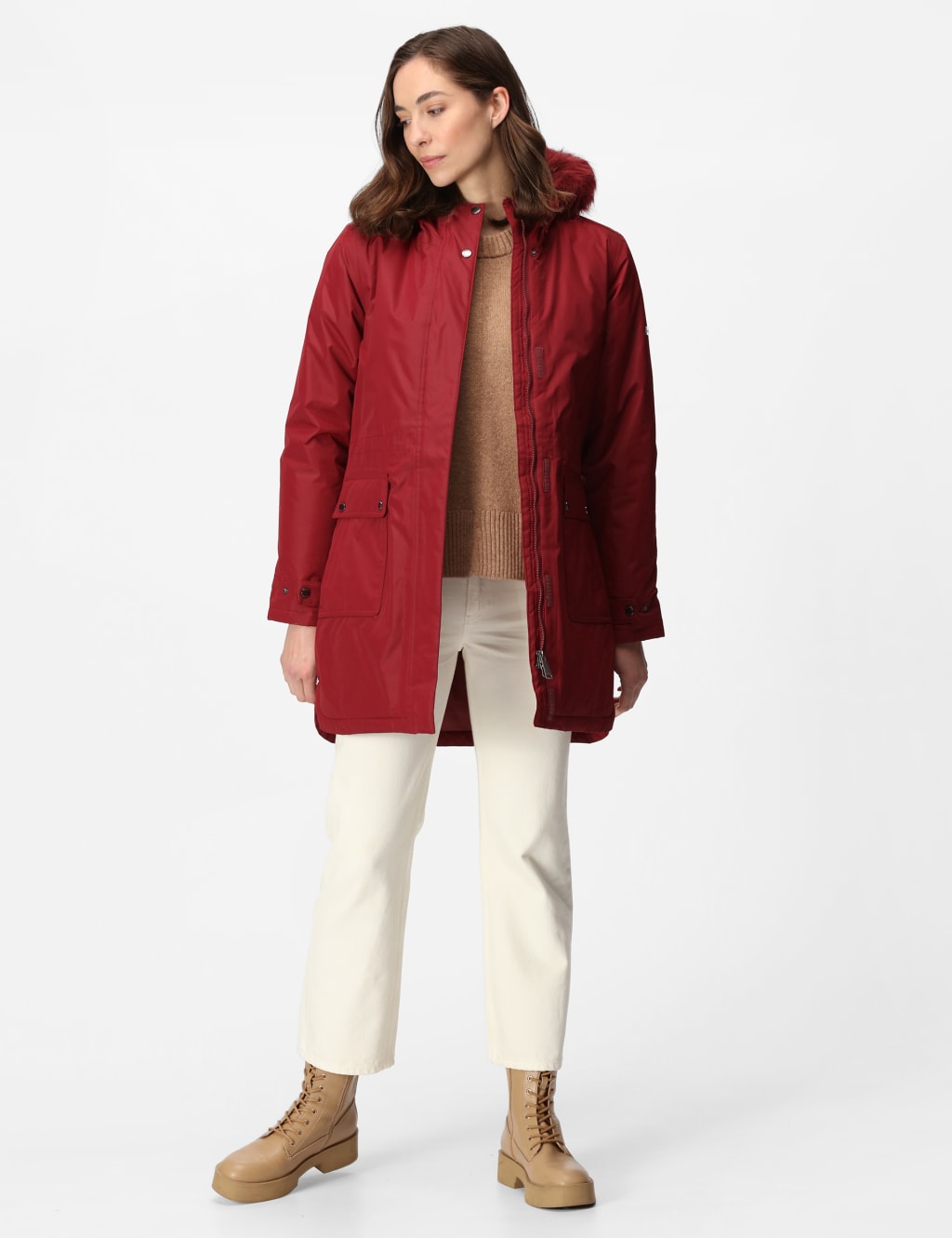 Sabinka Waterproof Hooded Parka Coat Regatta Mands