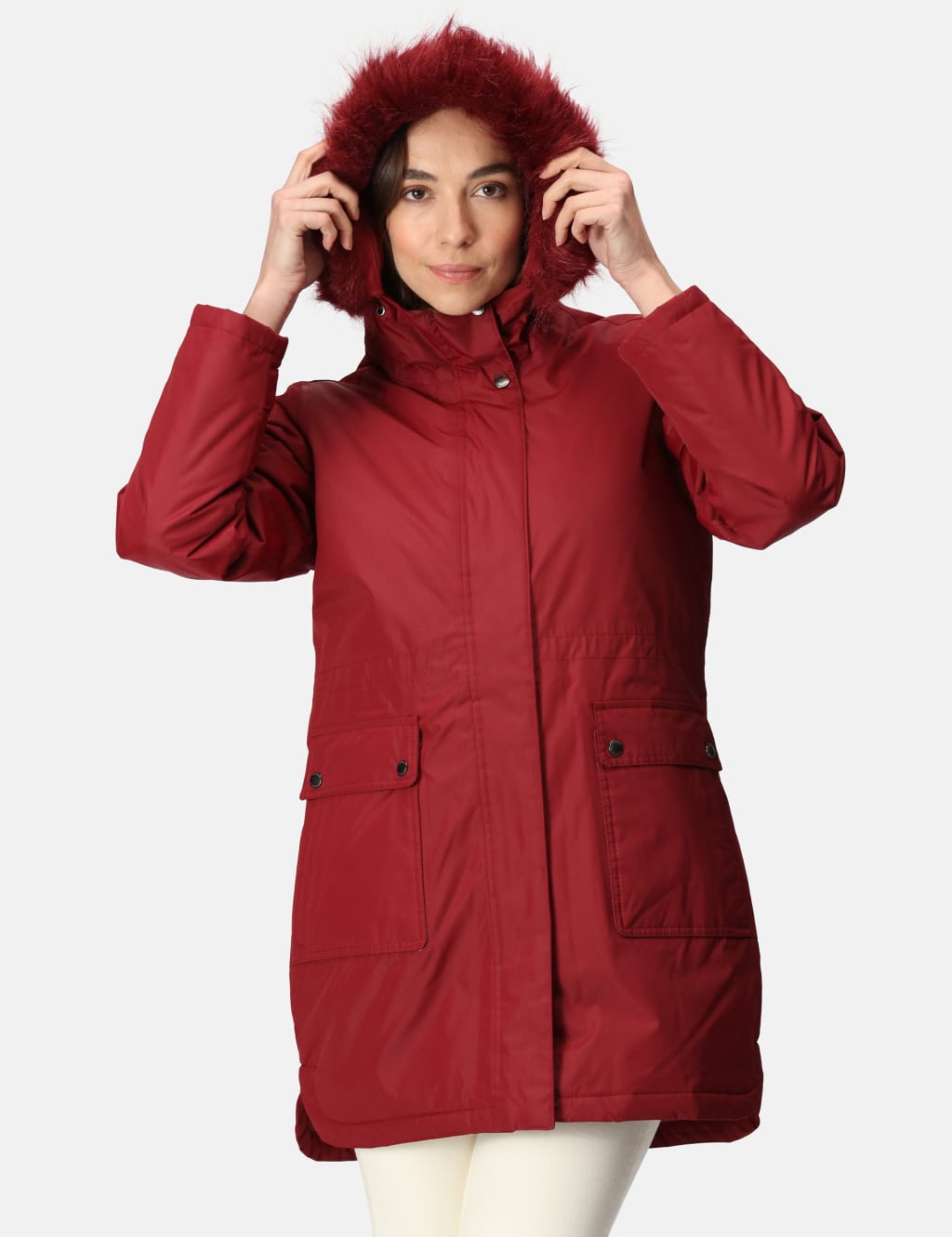 Sabinka Waterproof Hooded Parka Coat Regatta Mands