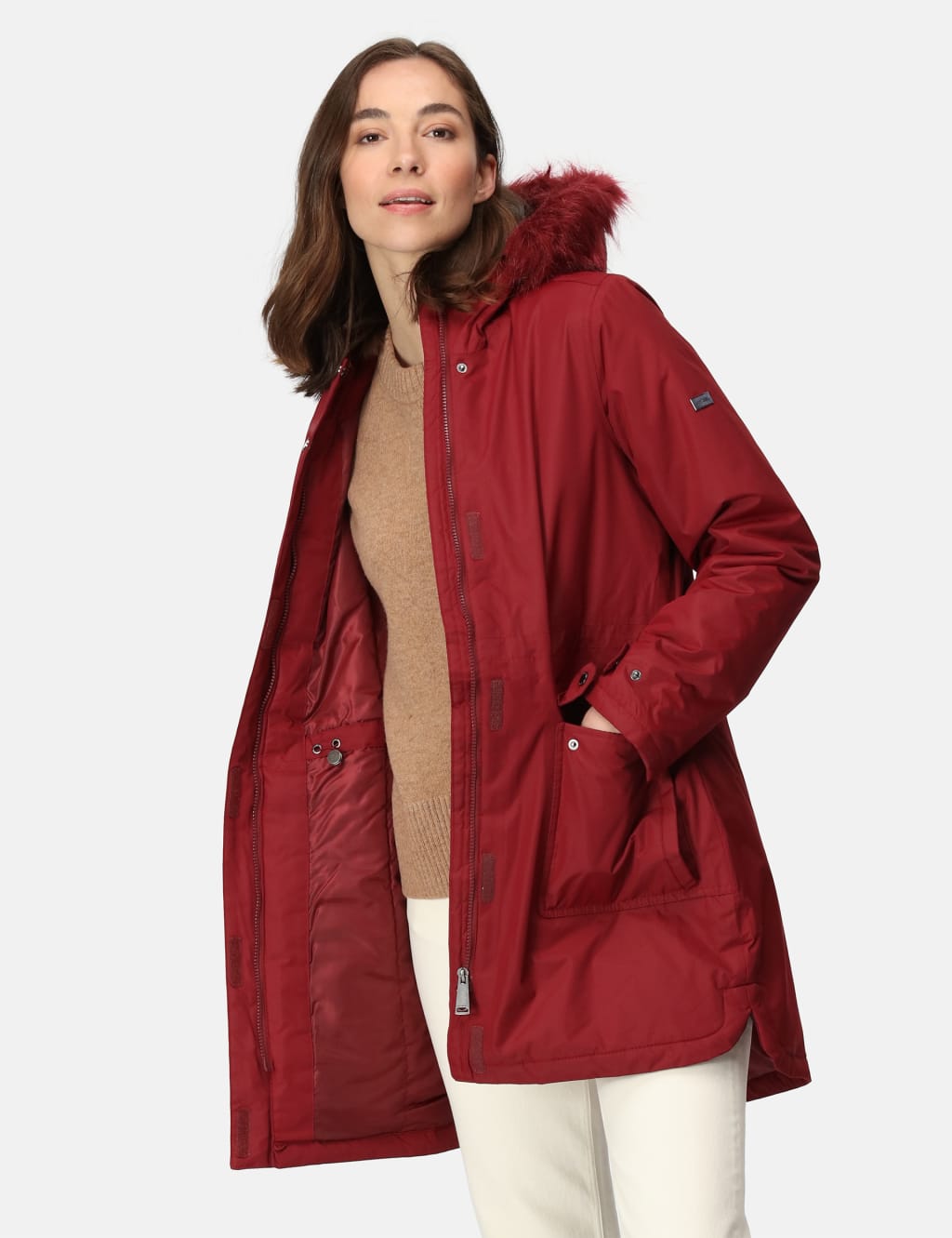 Sabinka Waterproof Hooded Parka Coat Regatta Mands