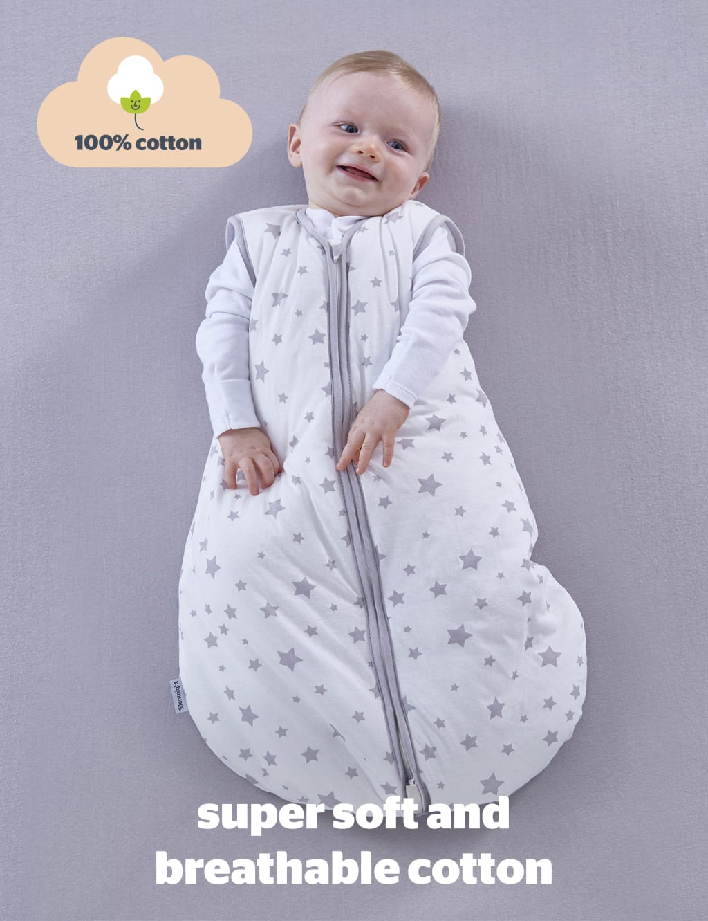 Safe Nights Baby Sleeping Bag (6-18 Months) | Silentnight | M&S