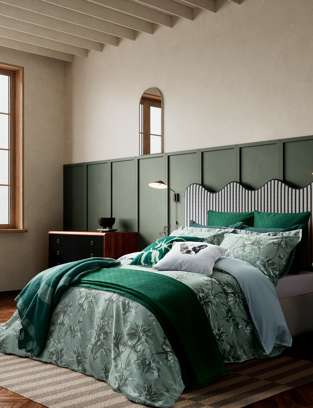 Sateen Belmar Floral Bedding Set | Ted Baker | M&S